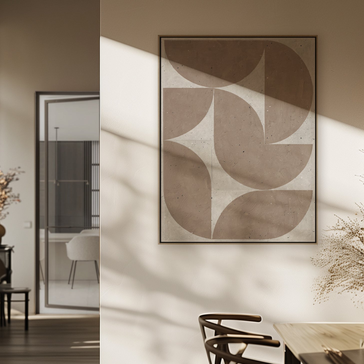 Tableau épuré aux inspirations Bauhaus et Japandi. – KUPKO